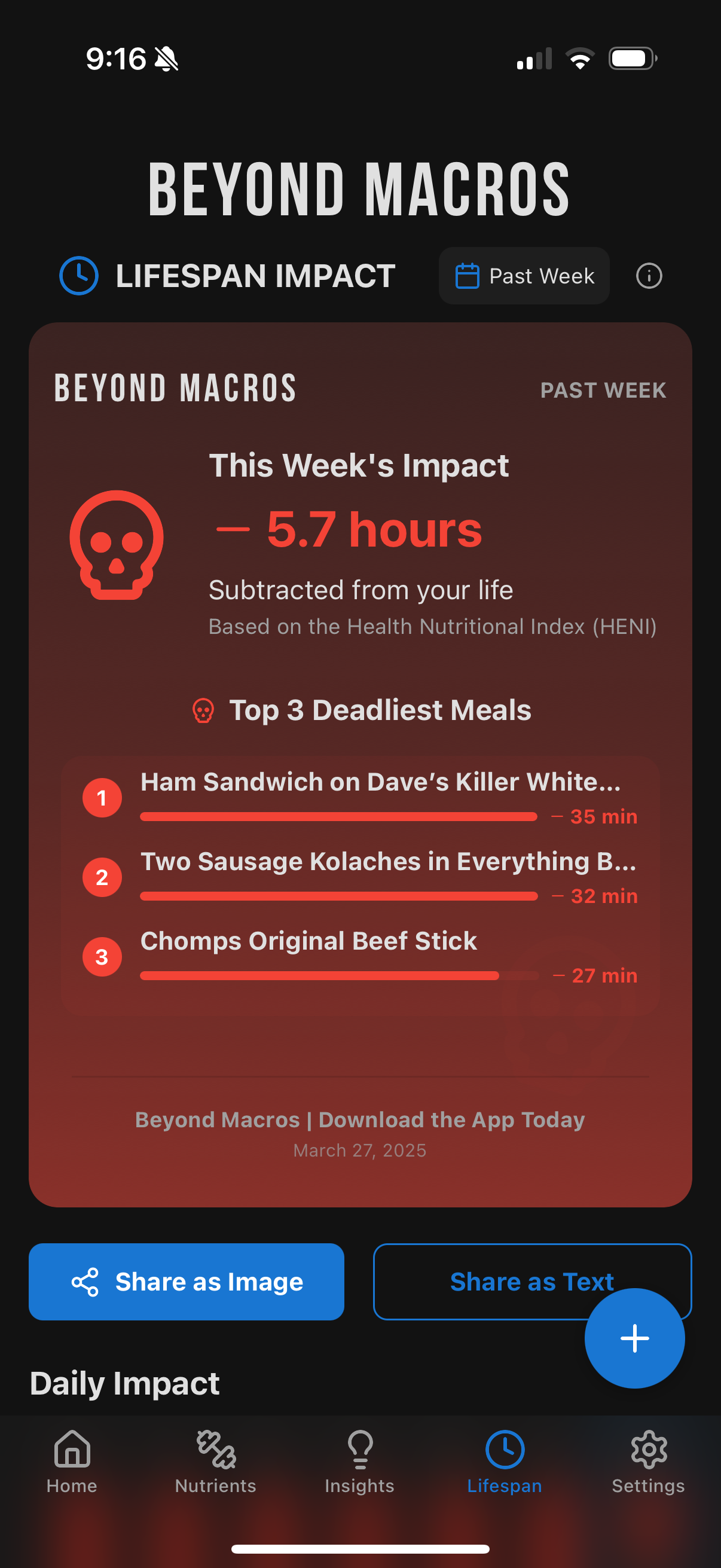 Beyond Macros - Track your food. Transform your life.